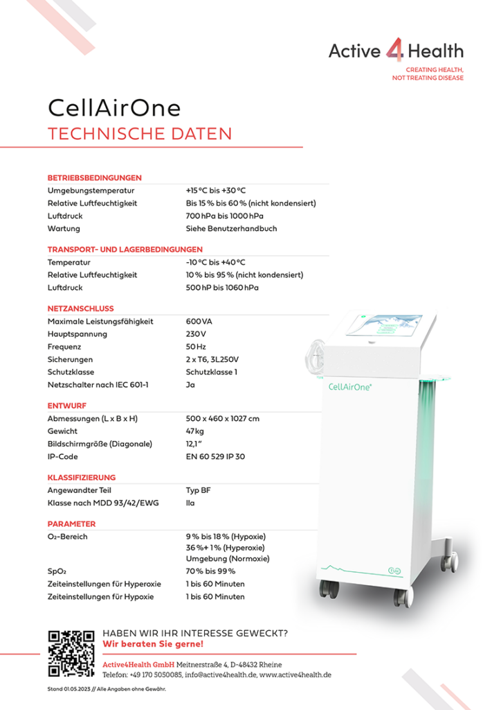 CellAirOne - Active4Health