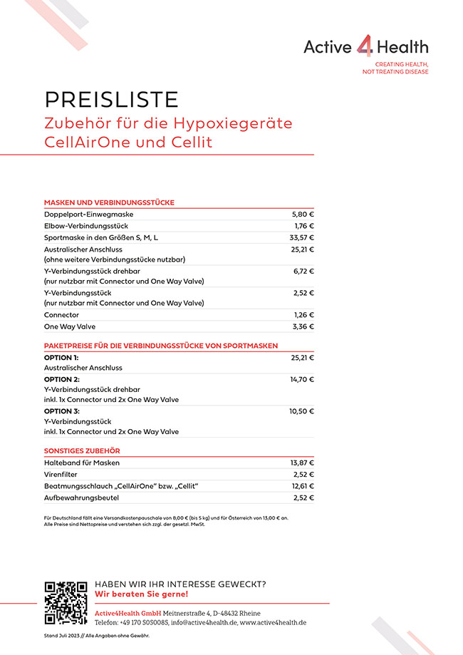 Verbrauchsprodukte - Active4Health